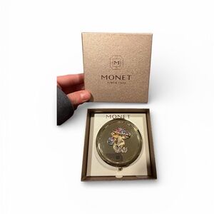Monet | Accessories | Monet Luxurious Bronze Compact Gold Mushroom ...